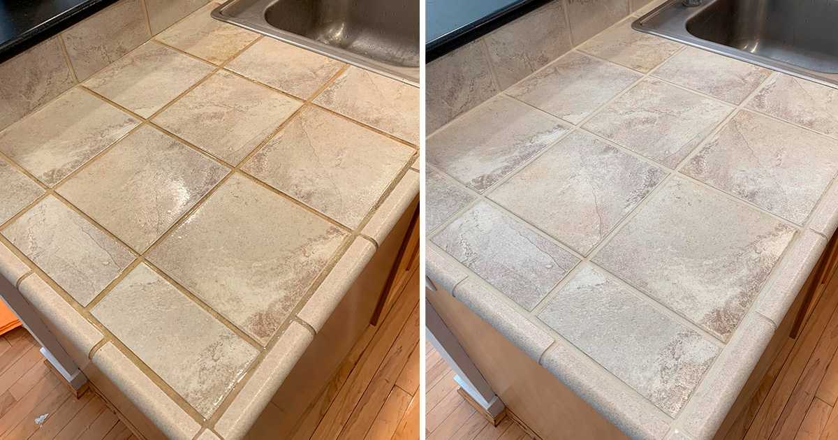 Our Techs Provided a Remarkable Solution Giving These Countertops in ...