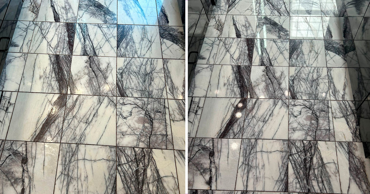 A Marble Floor in Pittsburgh PA Looks Perfect Thanks to Our Stone ...